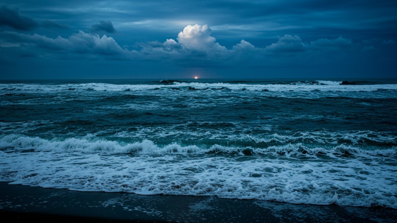 Peaceful Night by the Sea – Calming Ocean Sounds for Insomnia and Inner ...