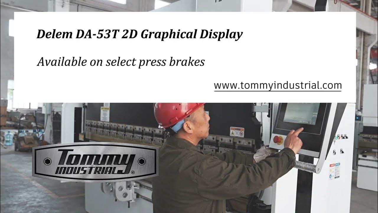 Delem DA-53T 2D Press Brake Controller Programming / Operation by Tommy ...