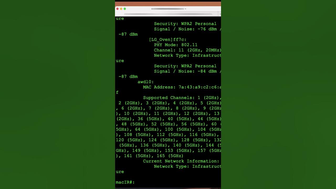 MacOS Incident Response - system_profiler WiFi #socanalyst #dfir - YouTube