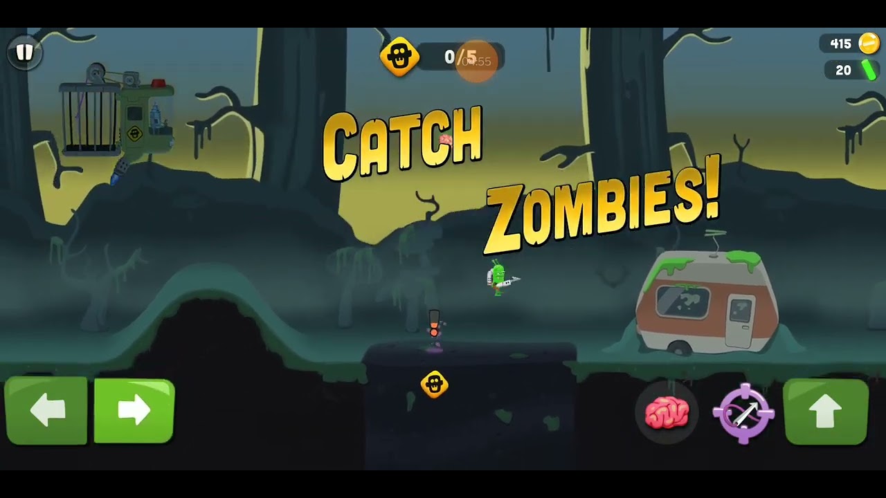 Catch zombies 🧟‍♂️!, Game play - YouTube