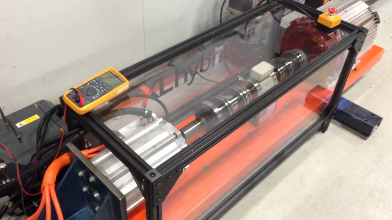 electric motor dyno first run - YouTube