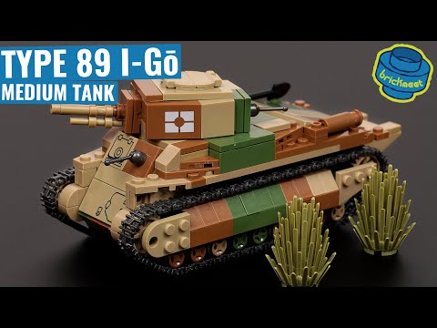 Japanese Medium WW2 Tank Type 89 I-GO - QuanGuan 100116 (Speed Build ...