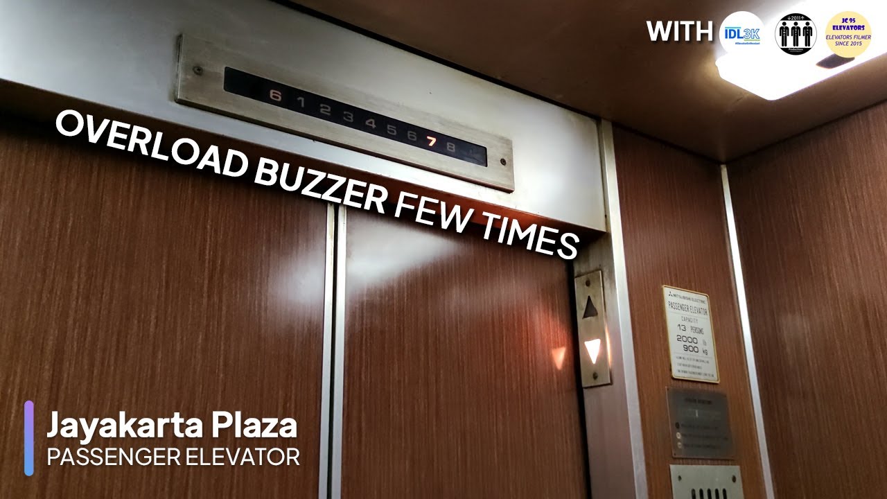 [Elevator Quad + OVERLOAD Buzzer!] Vintage Mitsubishi Elevator - Jayakarta Plaza - YouTube