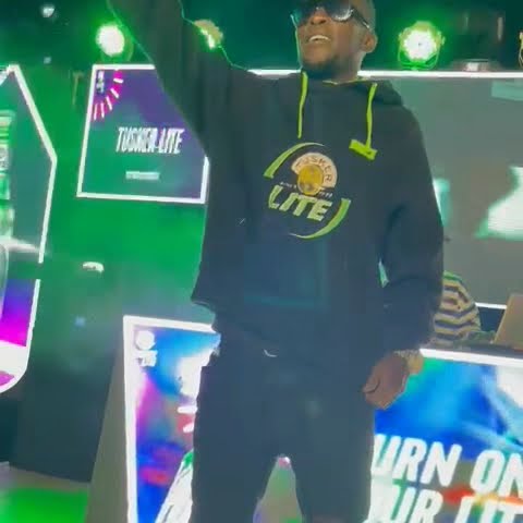 Uganda's best Mc/ hypeman Mc Joe Mwenyewe taking on the Tusker lite ...