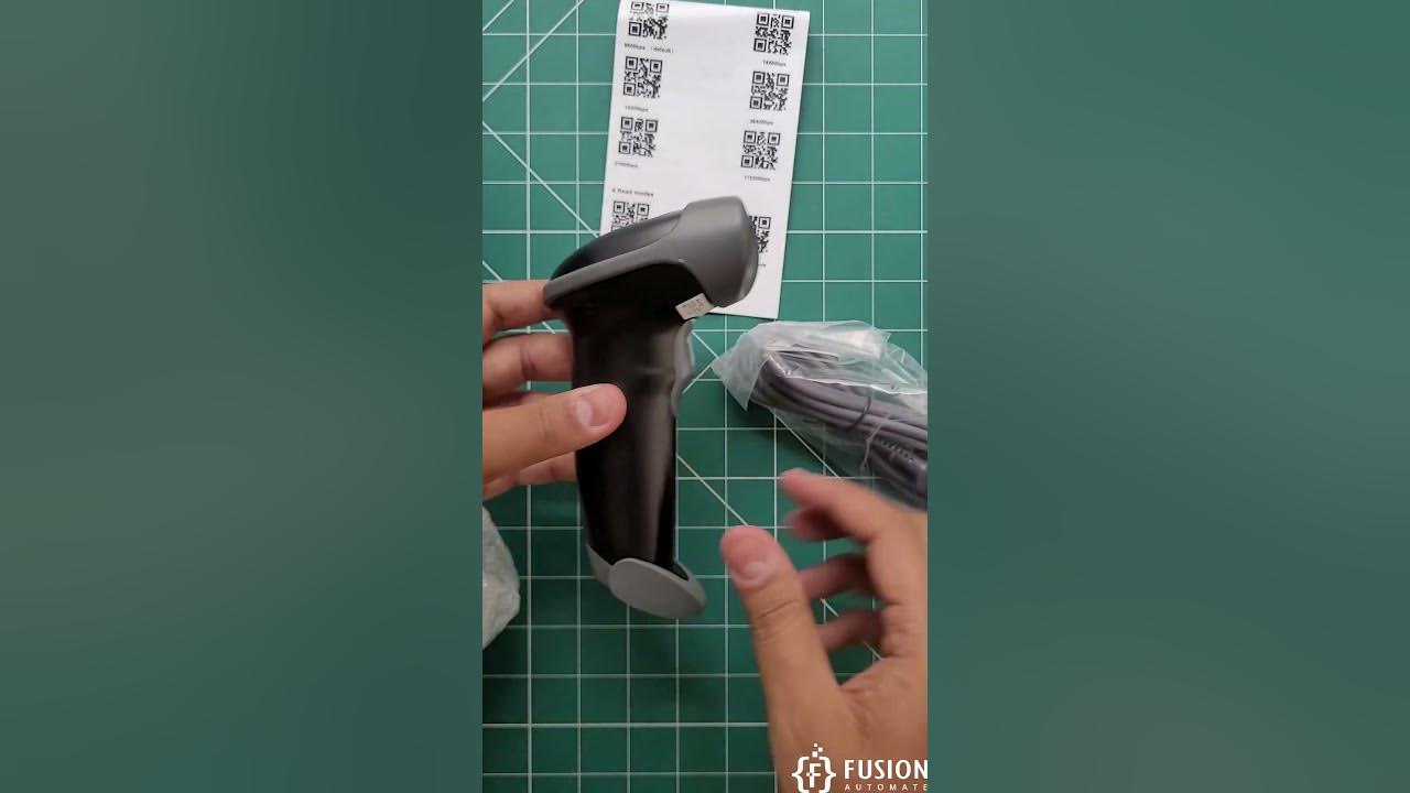 Unboxing MJ2818A Barcode Scanner | QR Code | Scanner | Barcode | Node ...
