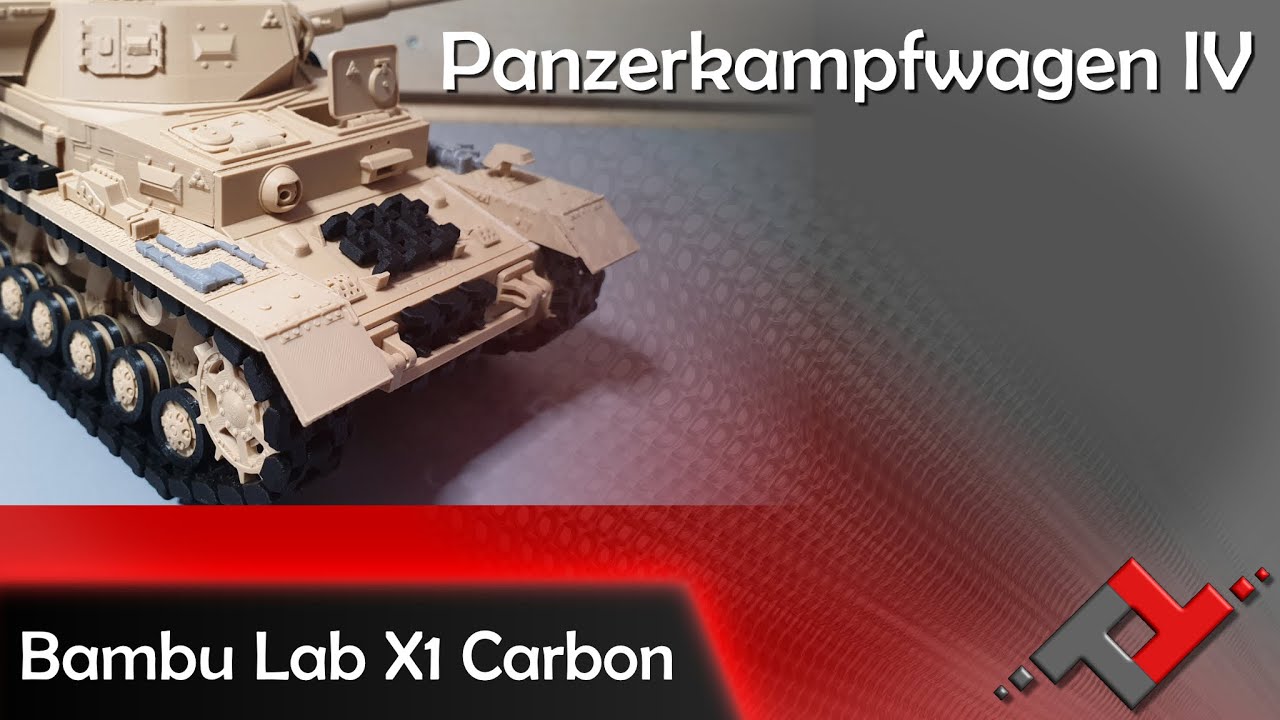 Bambu Lab X1 Carbon - Panzerkampfwagen IV - YouTube