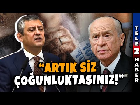 Özgür Özel'den emekli maaşı çıkışı: Bahçeli de sefalet maaşı dedi!