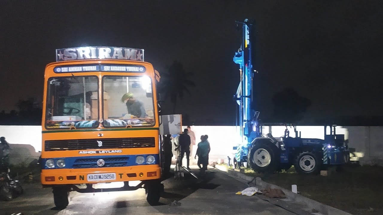 Tractor Borewell Drilling Machine SriRam Rig Service. Tractor Mounted ...