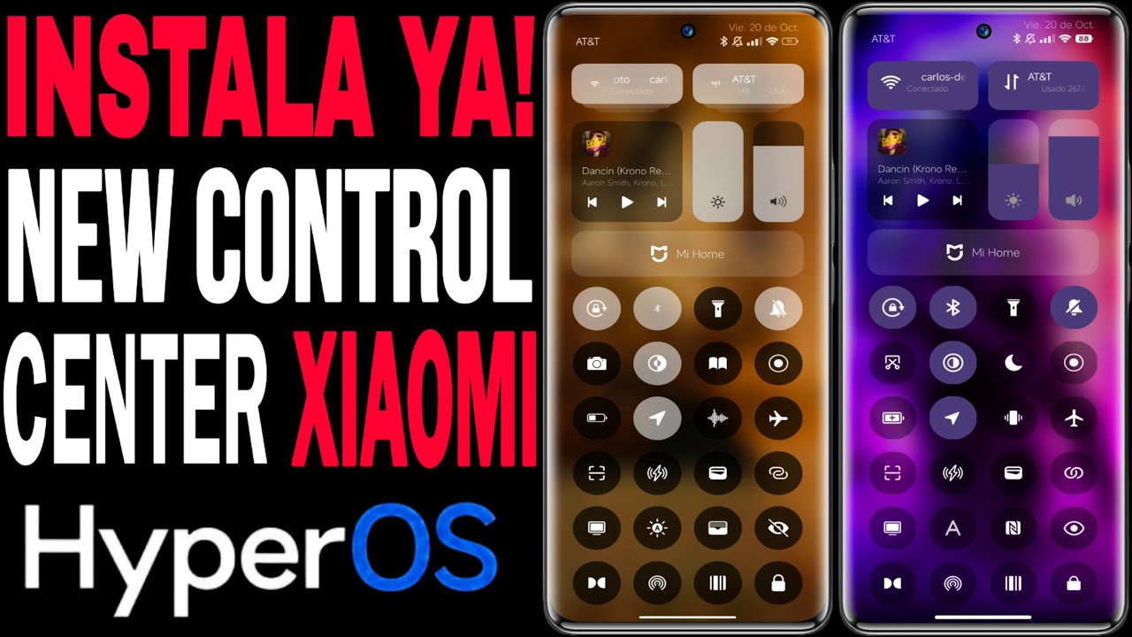 Nuevo Control Center HyperOS Para Xiaomi Poco Redmi 😍 ¿Cómo Instalar? 🤔 ...