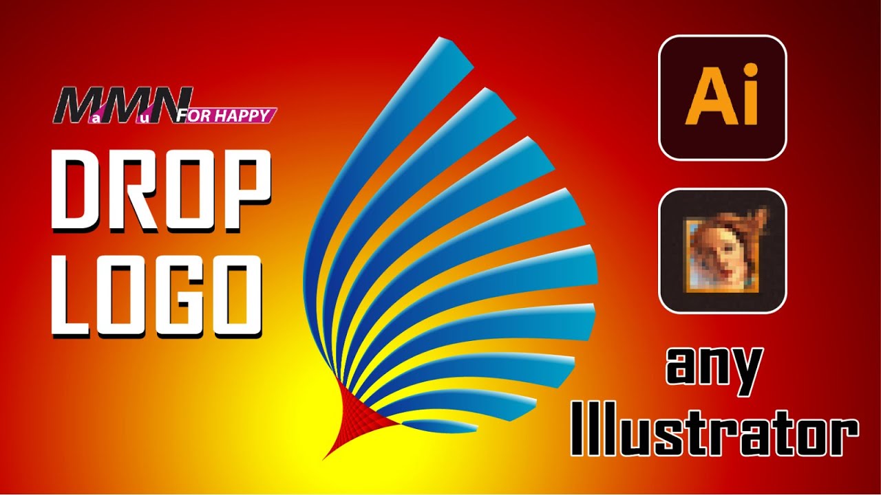 #design | Drop Logo any Illustrator | MMN for Happy - YouTube