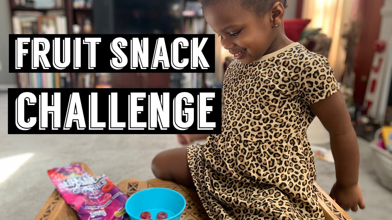 FRUIT SNACK CHALLENGE - YouTube