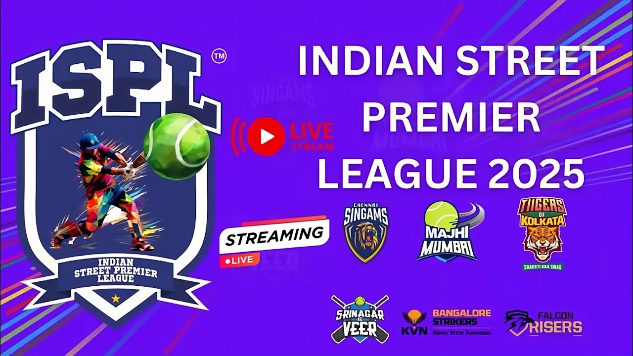 ispl live Indian Street Premier League - Live Cricket - YouTube
