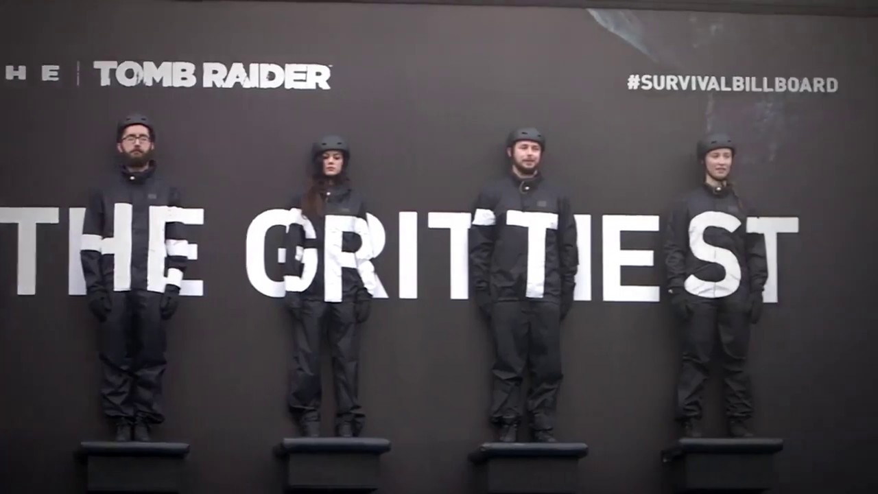 Microsoft Xbox - The Survival Billboard (Rise of the Tomb Raider) - YouTube