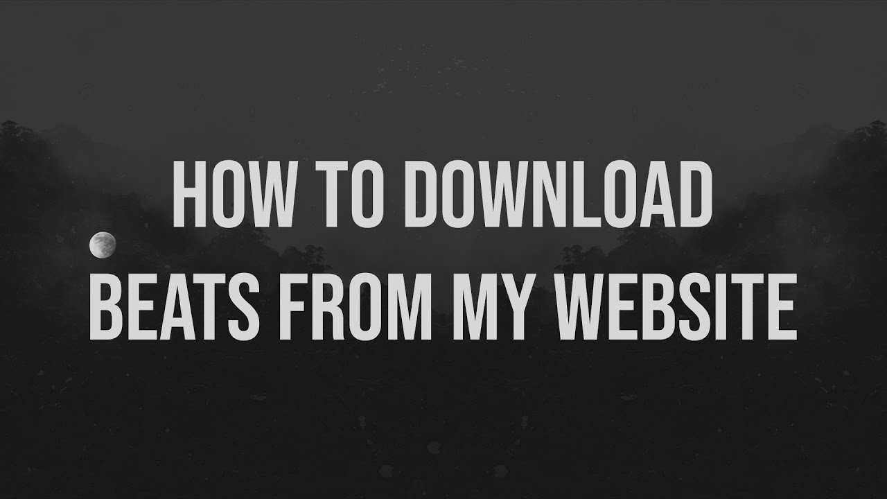 [Tutorial] How To Download My Beats For FREE! - YouTube