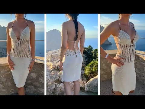 Como #tejer vestido a crochet.