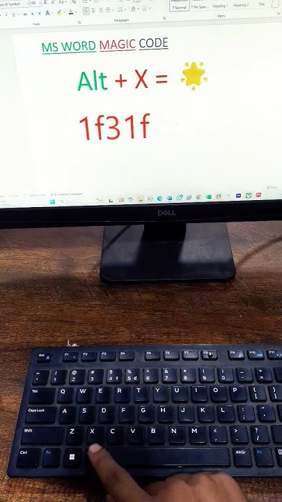 Ms Word Symbol Magic Code I Ms Word Symbol Insert 🌟🌟🌟 #mswordmagic # ...
