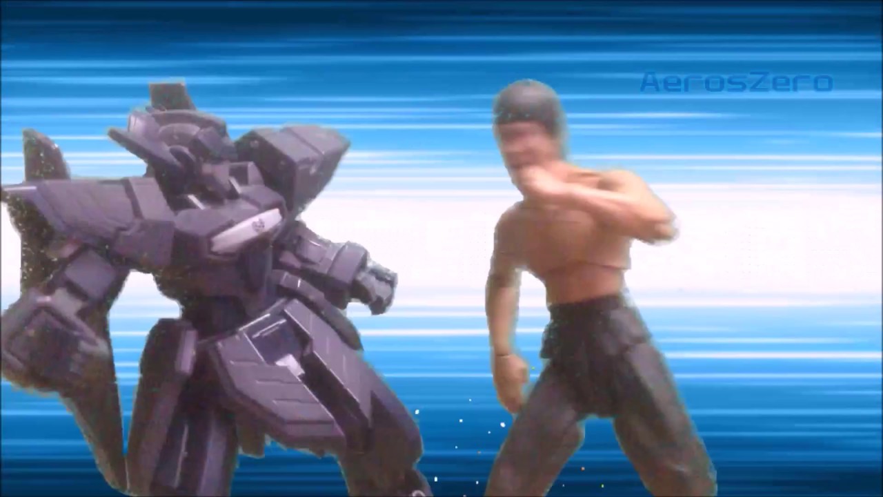 Billy Lo VS Mobile Suits (盧比利對機動戦士) stop-motion - YouTube