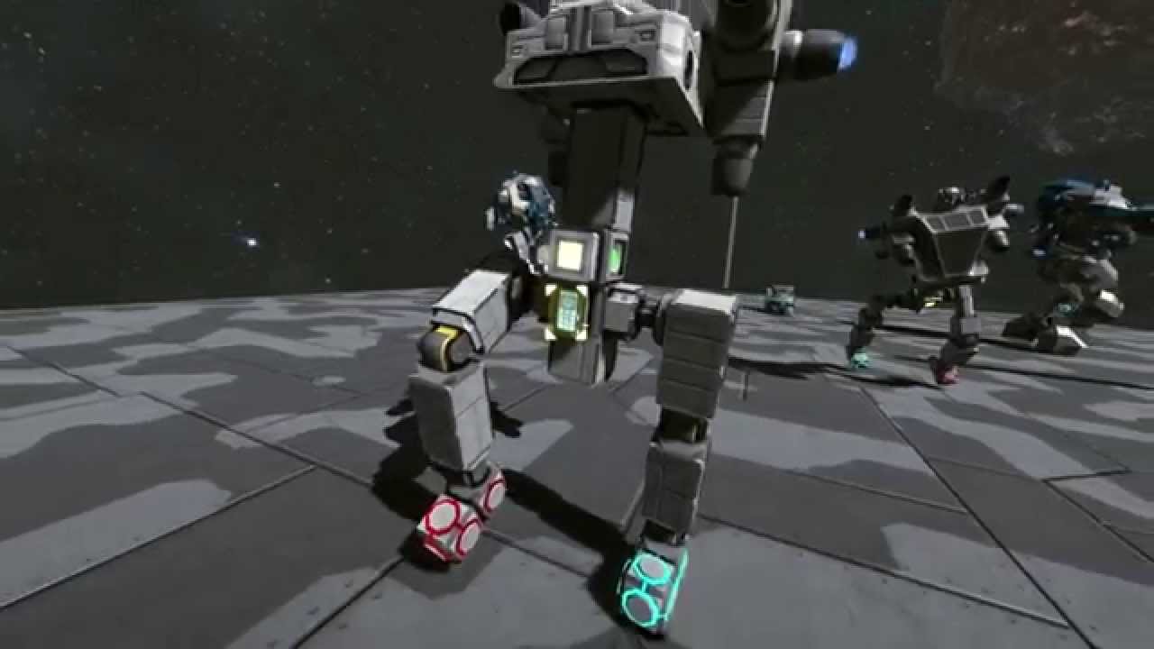 Space Engineers - Mech Walking Test - YouTube