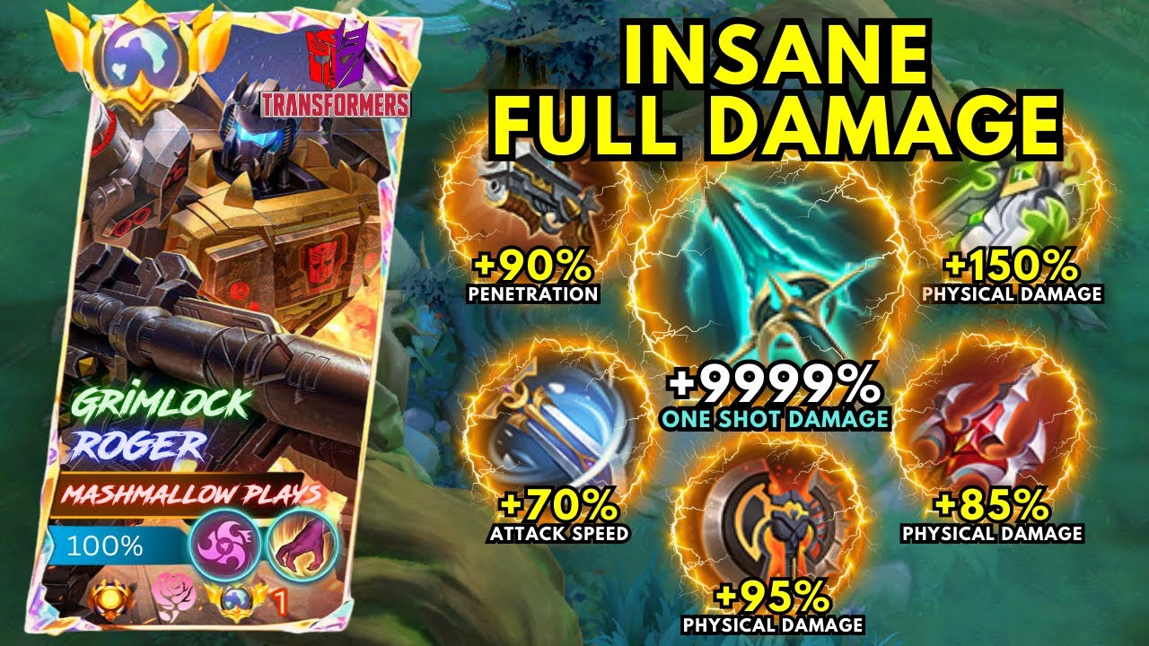 ROGER 1 HIT INSANE FULL DAMAGE BUILD 2024 (MUST TRY) │ BUILD TOP 1 ...