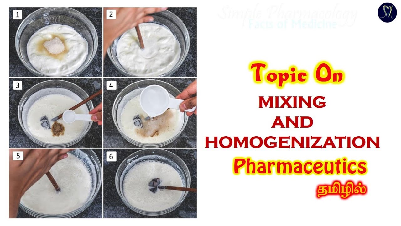 Mixing and Homogenization in Pharmaceutics / 13.12.22 / #drsmk # ...