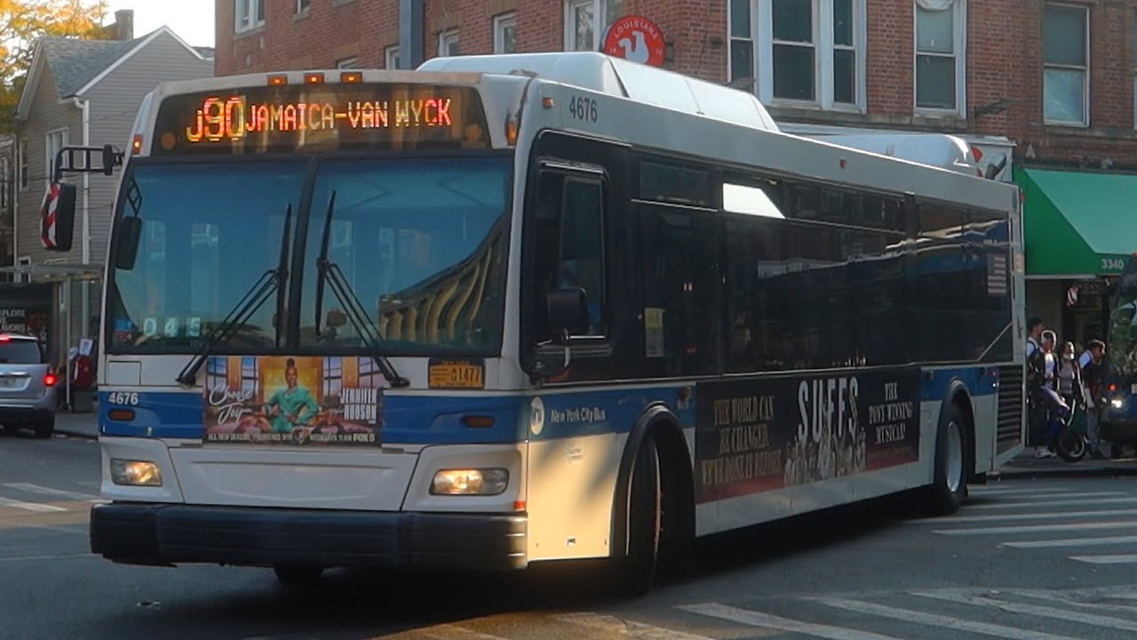 MTA NYCT/Bus J Train Shuttle Buses 2 - YouTube