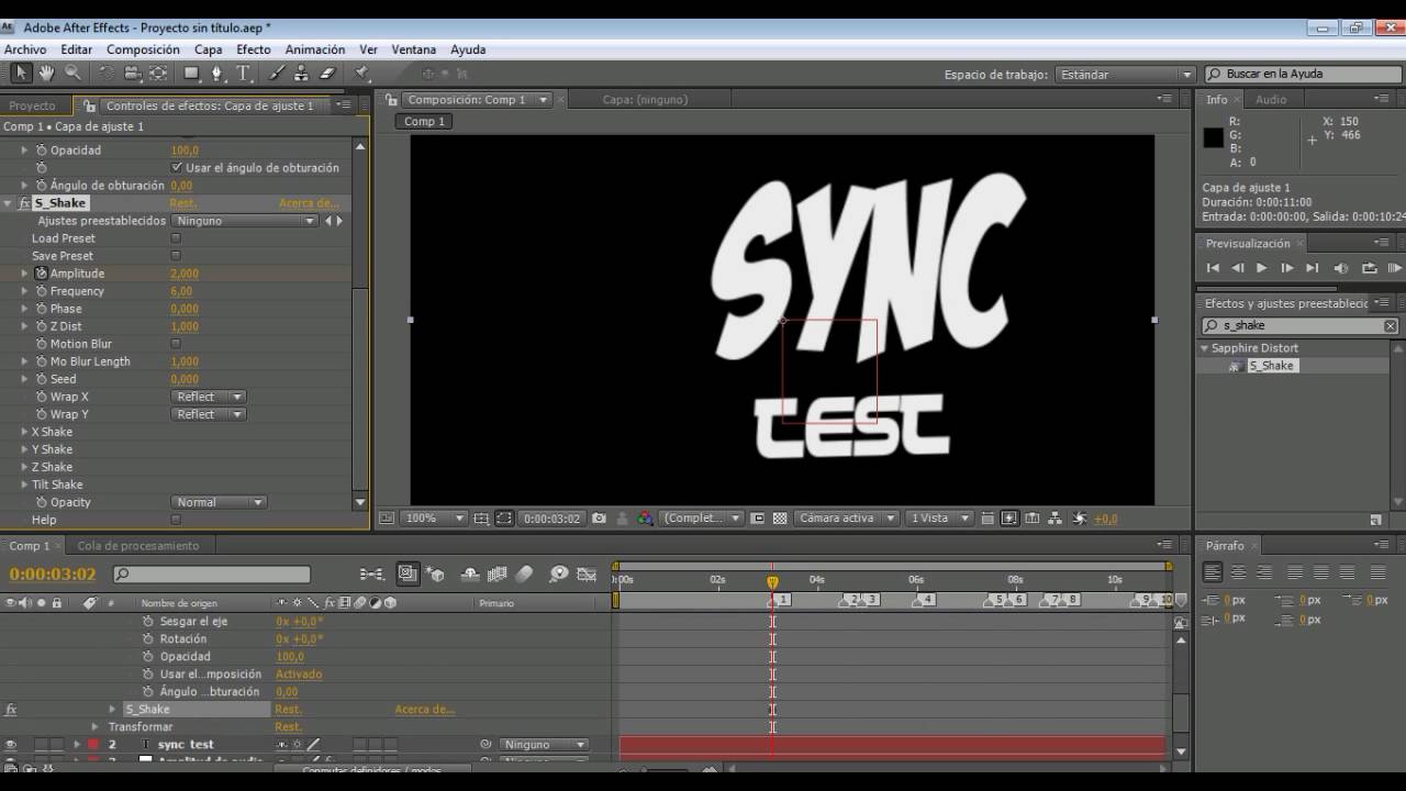TuToRiAl Como Aser Bounce Sync En Affter Effect Cs4 [En Español] - YouTube