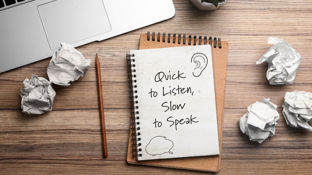 Quick to Listen, Slow to Speak | City Church Men | Pastor Dan Seaborn ...