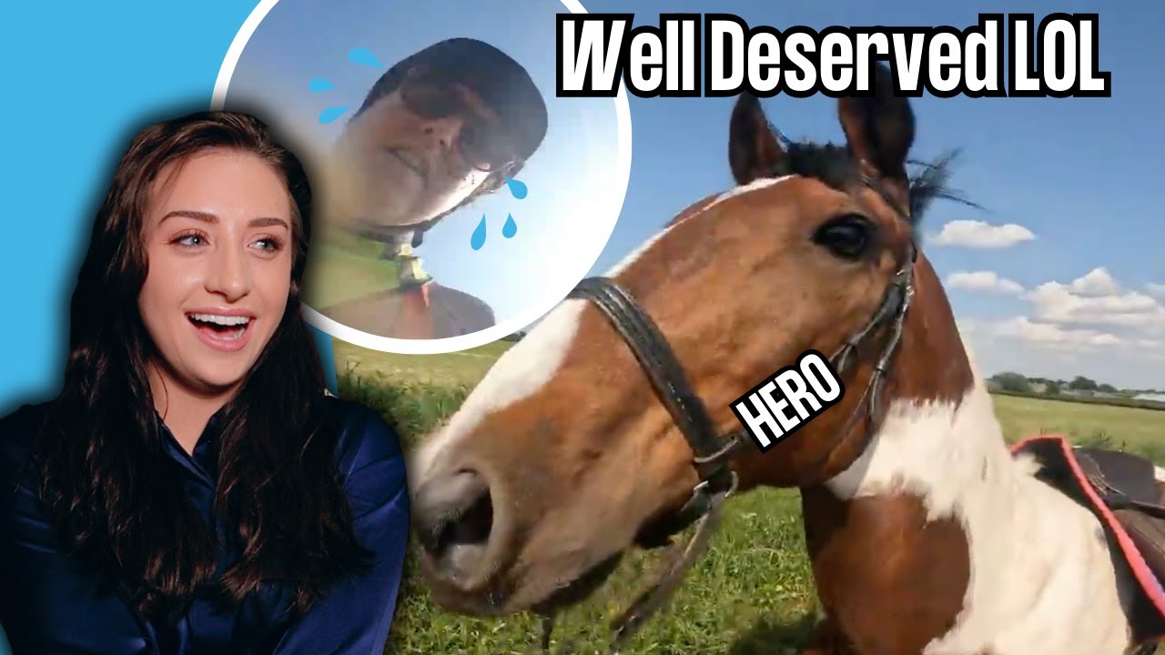 Horse Dumps BRAT Rider In Ditch & It's Hilarious - YouTube