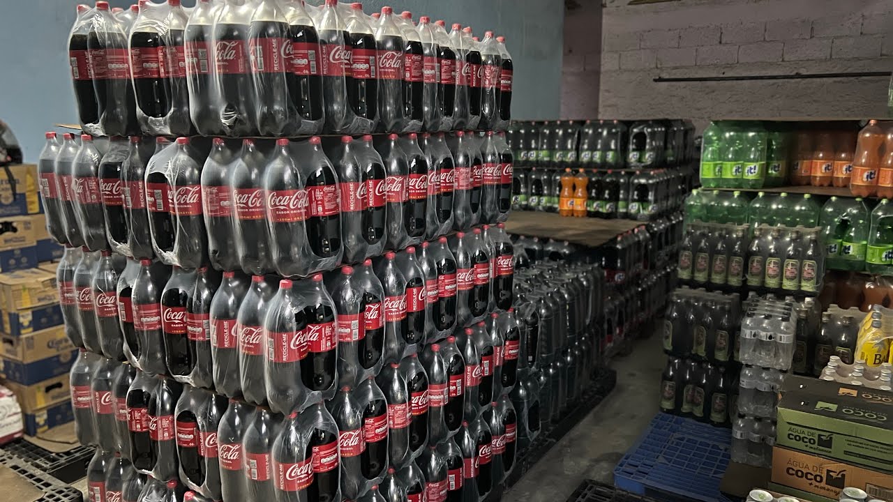 100 FARDOS DE COCA COLA | 1150,00 de LUCRO! Distribuidora de Bebidas ...