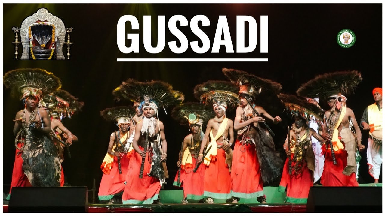 Gussadi Dance Padmasri Kanaka Raju Village Marlavai At Nagobha Darbar ...