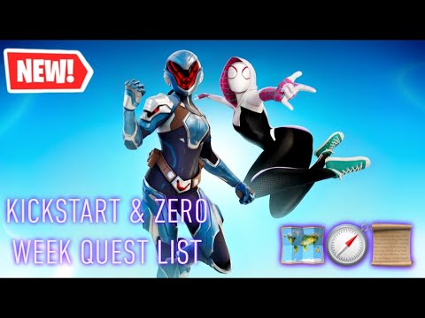 Fortnite | Kickstart & Zero WEEK Quest List 🪷🏵️🌹 - YouTube