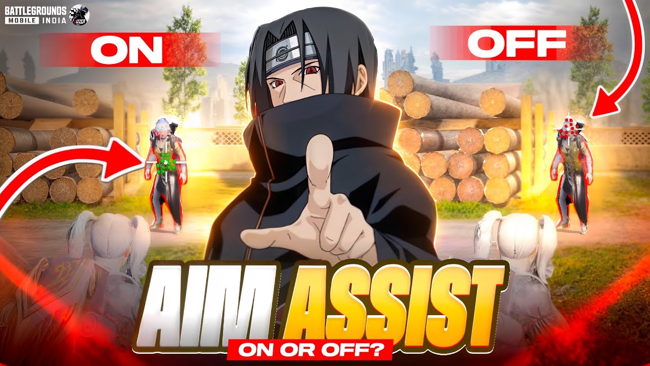 Aim Assist ON vs OFF in BGMI 🔥 Improve Aim with Best Settings (0.001% ...