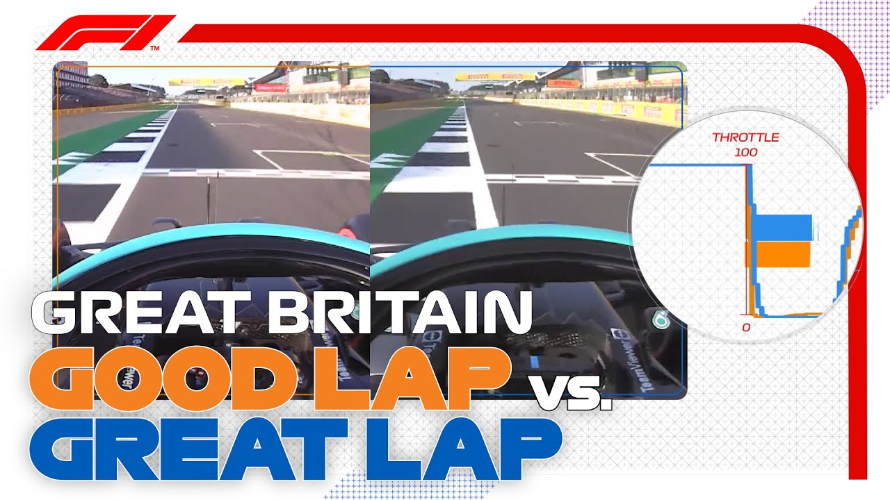 Good Lap Vs Great Lap With Mercedes | 2022 British Grand Prix | Workday ...