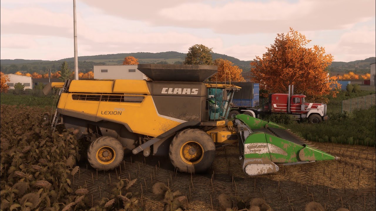 Fs22 reshade realistic graphic presets | gameplay with claas lexion 700 ...
