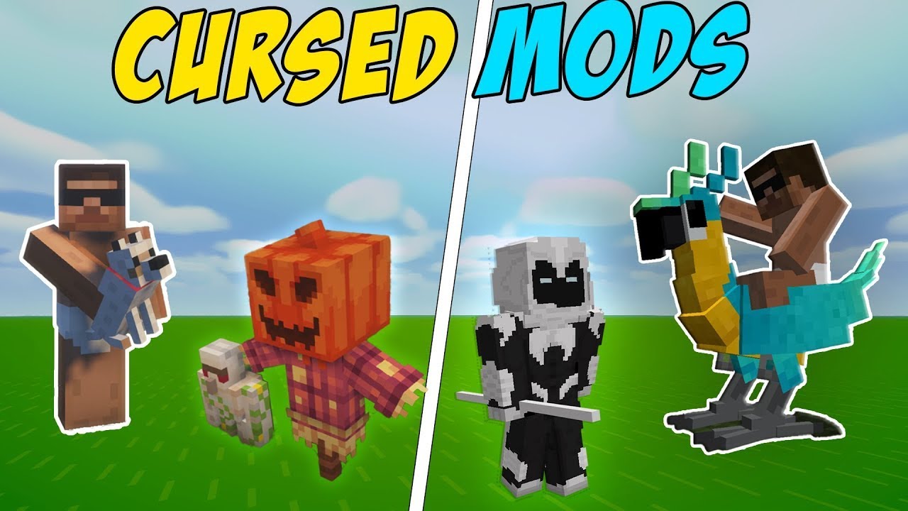 Minecraft Cursed Mods | Minecraft Hindi - YouTube