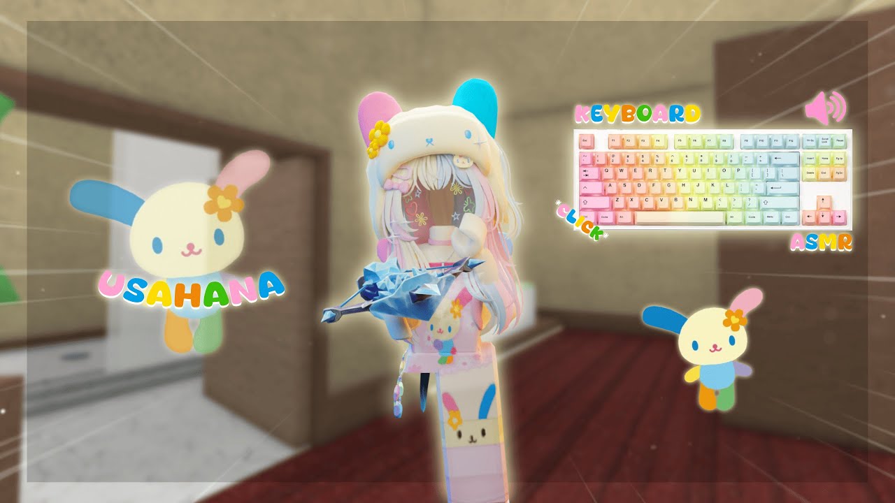 Playing MM2 as USAHANA *Keyboard ASMR* - YouTube
