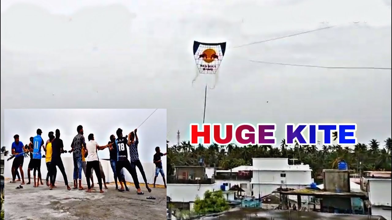 15 FEET HUGE KITE MADE BY KUDEHI BROS’S/REDBULL GANG 😲😲(MINICOY ...