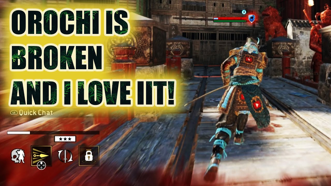 road to rep 70? OROCHI DOMINION FOR HONOR - YouTube