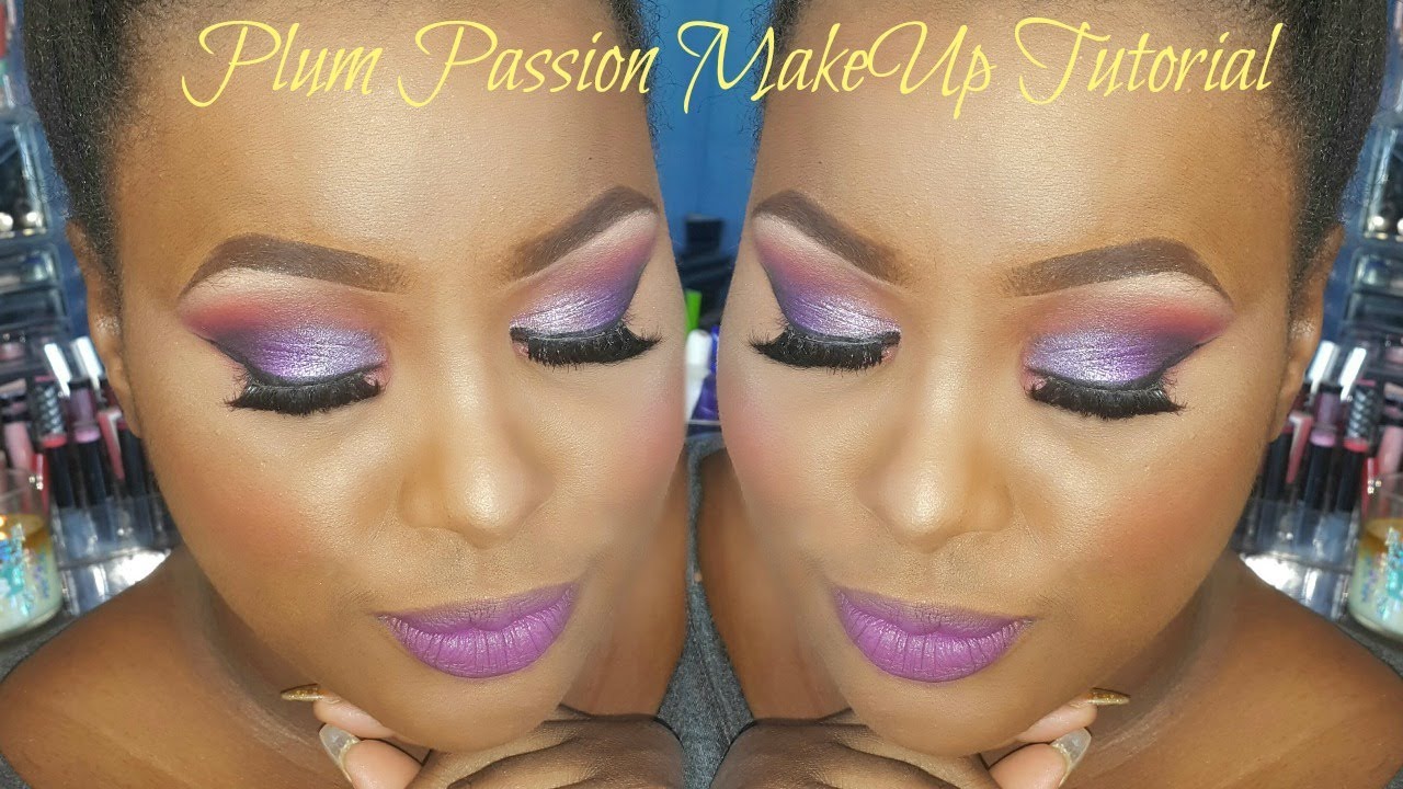 PLUM PASSION MAKEUP TUTORIAL - YouTube