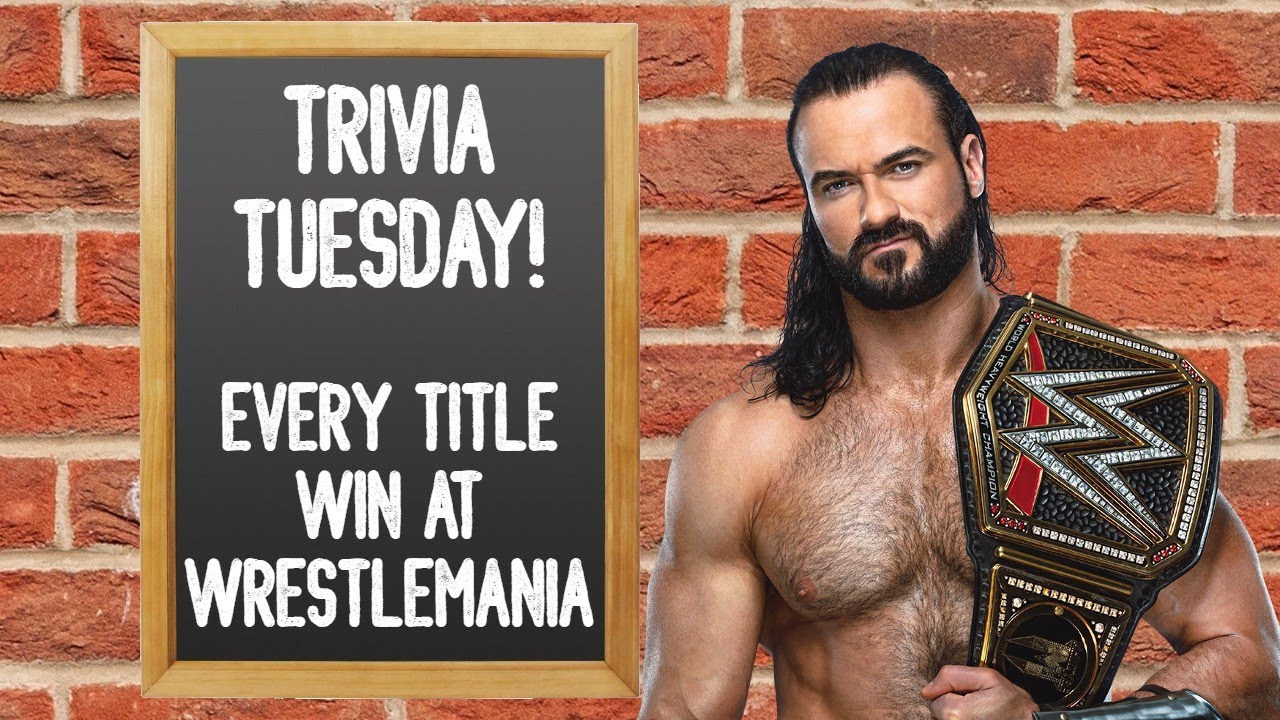 Every WrestleMania Title Winner Ever | Trivia Tuesday - YouTube
