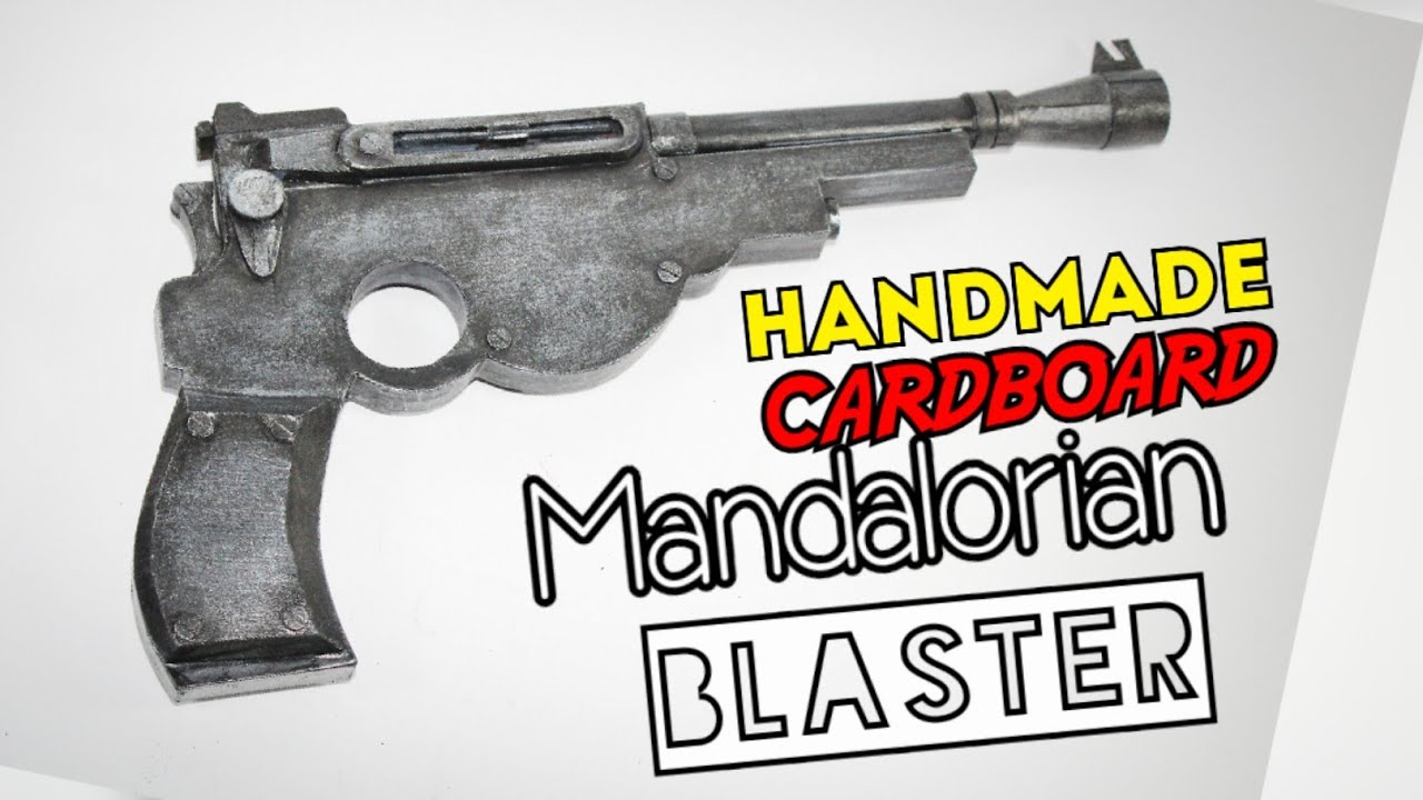 Handmade Cardboard blaster | Simplecraft - YouTube