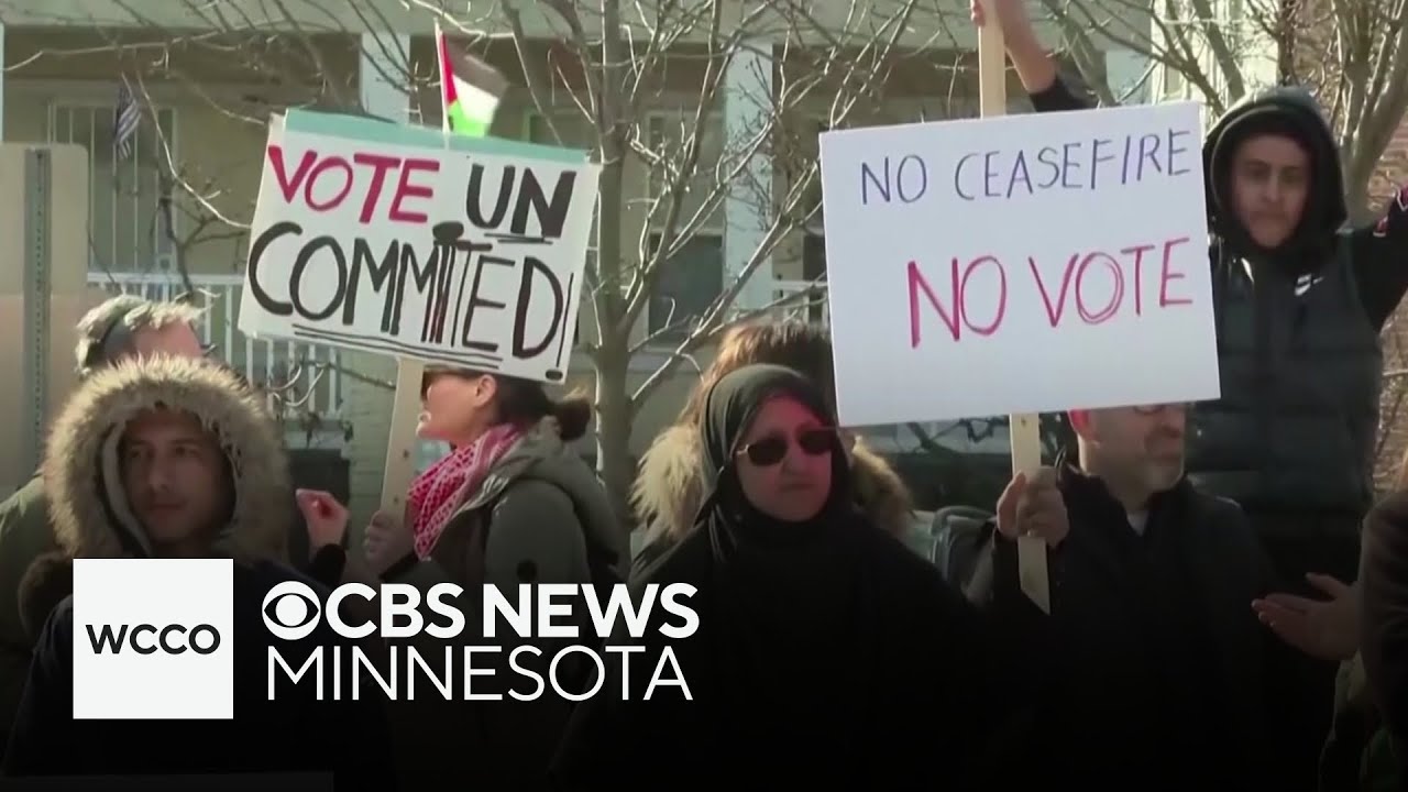 Handful of Minnesota delegates to vote "uncommitted" at DNC - YouTube