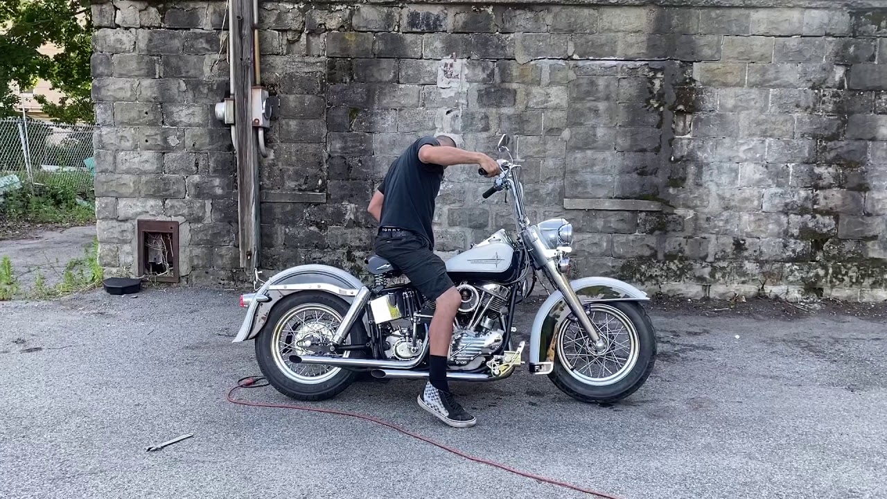 S&s panhead Harley - YouTube