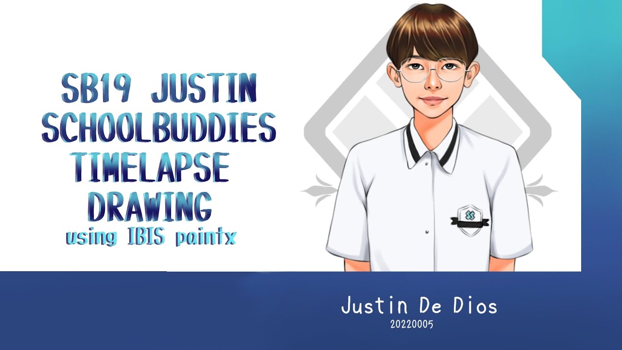 SB19 JUSTIN timelapse drawing [IBIS PAINTX] - YouTube