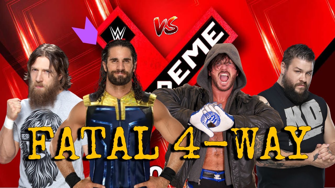 WWE 2K19 FATAL 4-WAY - YouTube