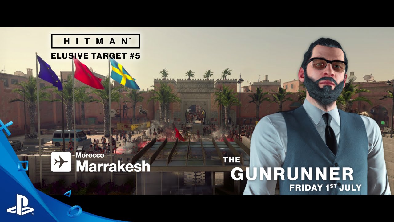 HITMAN - Elusive Targets - The Gunrunner Trailer | PS4 - YouTube