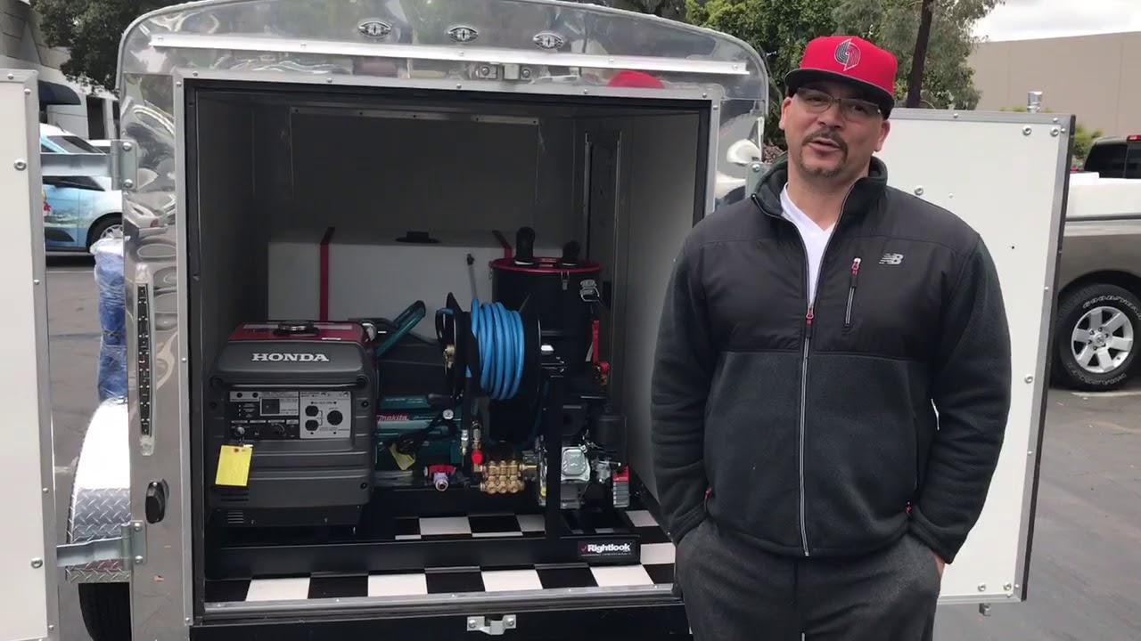 Deluxe Auto Detailing Skid Mount Testimonial by Key Lewis - YouTube