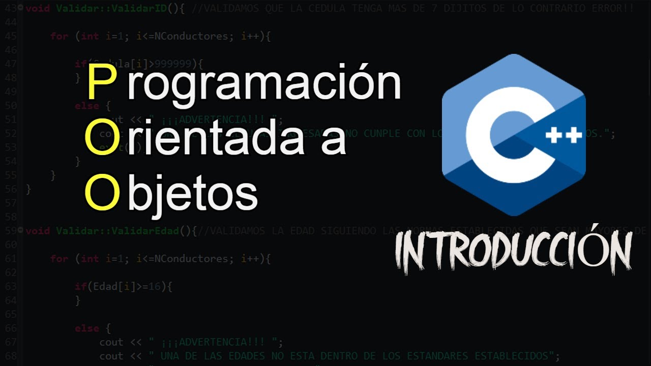 INTRODUCCIÓN A POO EN C++ || POO || Programación orientada a objetos en ...