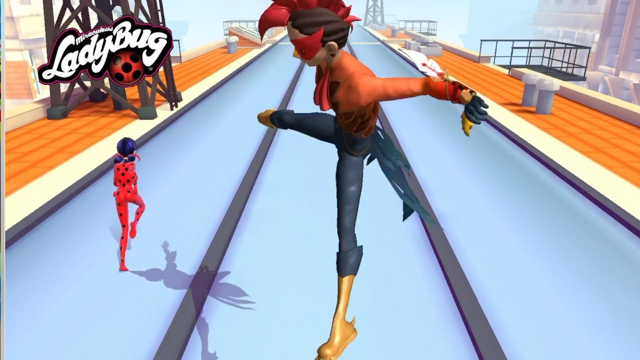 Miraculous Ladybug e Chat Noir 🐞 Play Endless Levels w/ ROOSTER BOLD! - YouTube