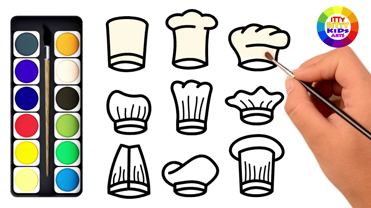 Learn To draw Chef toque !!! - YouTube